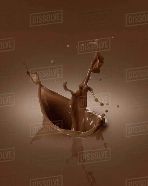 Chocolate splash - Royalty-free Stock Photo | Dissolve