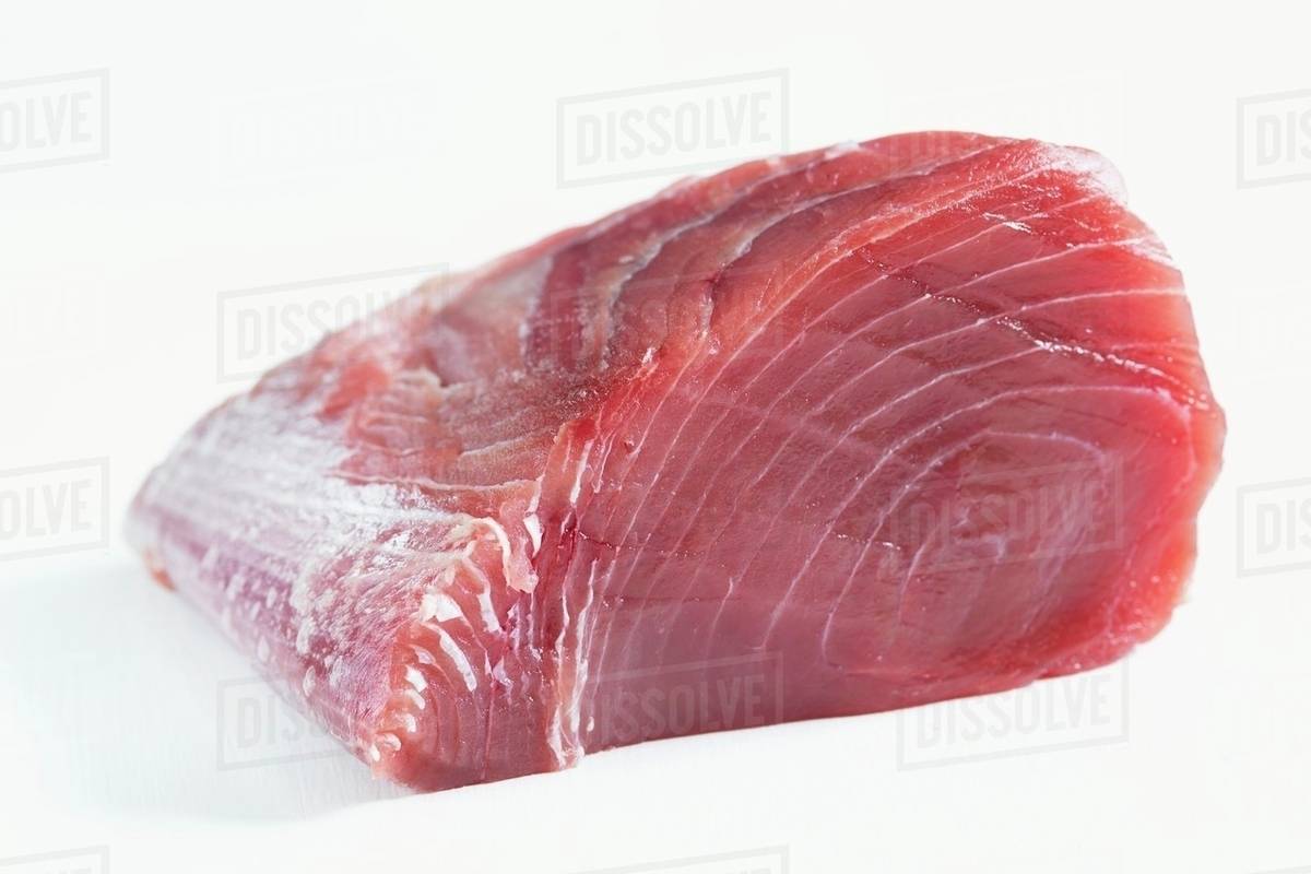 A skinned, fresh tuna fillet - Royalty-free Stock Photo | Dissolve