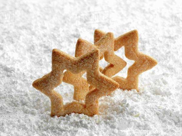 Iced Star Holiday Cookies - Royalty-free Stock Photo | Dissolve