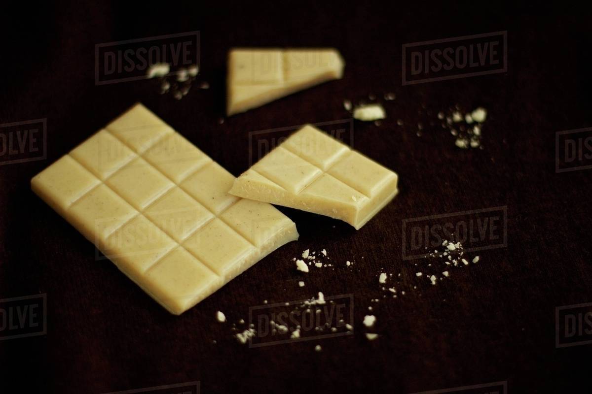 Homemade white vanilla chocolate - Royalty-free Stock Photo | Dissolve