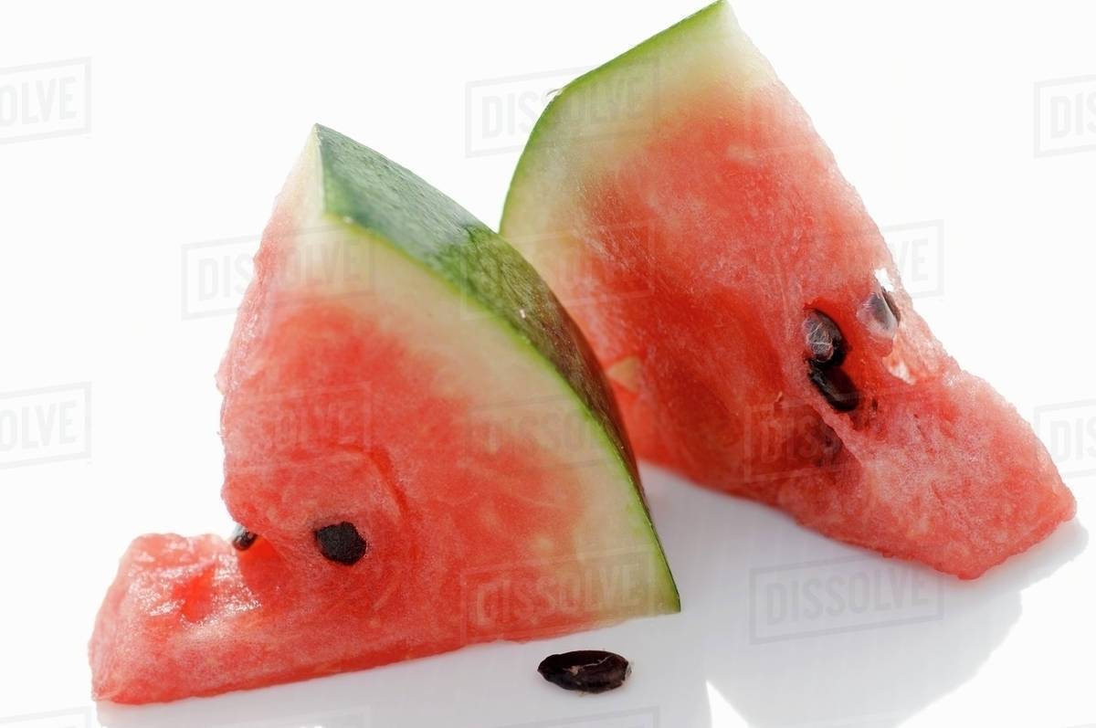 Two pieces of watermelon - Royalty-free Stock Photo | Dissolve
