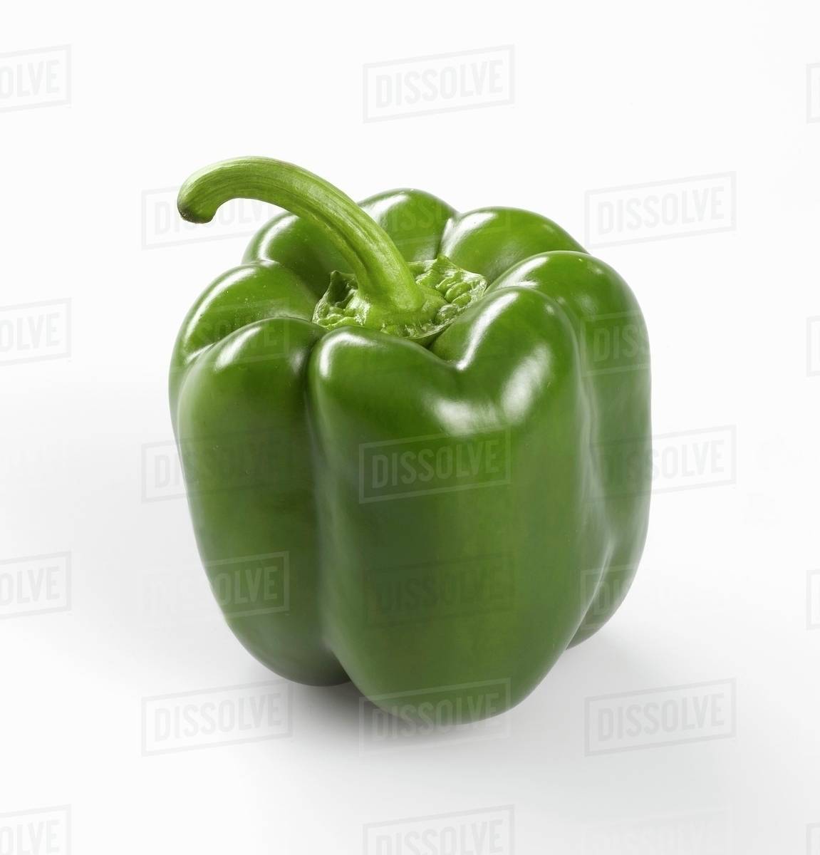 A green pepper - Royalty-free Stock Photo | Dissolve