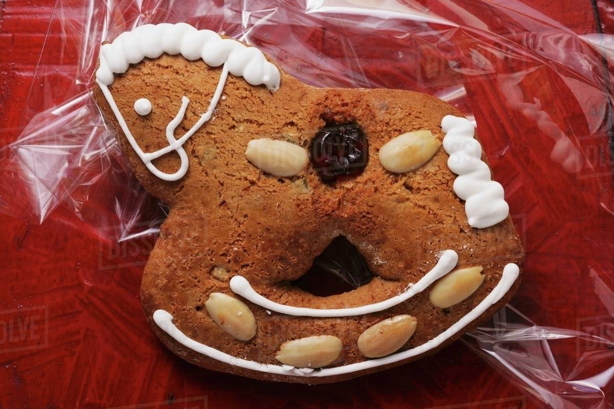 Gingerbread rocking horse - Stock Photo - Dissolve