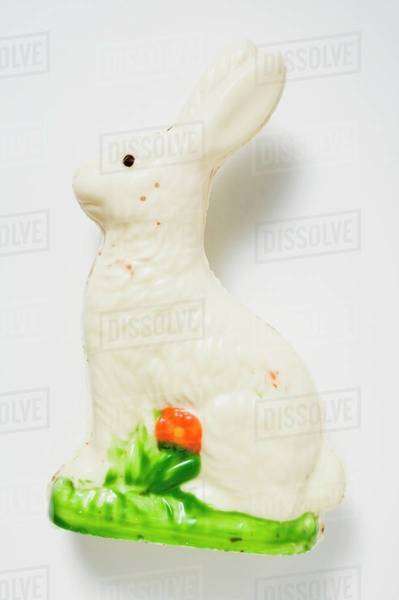 White chocolate Easter Bunny - Royalty-free Stock Photo | Dissolve