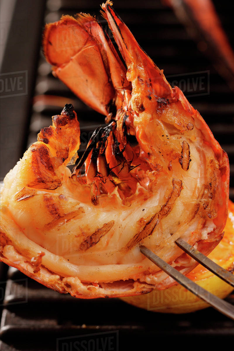 Barbecued lobster - Royalty-free Stock Photo | Dissolve