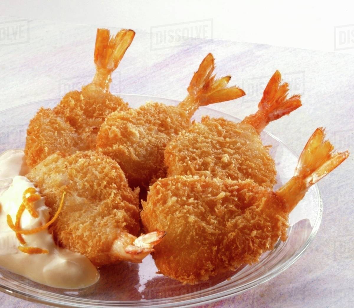 Deep-fried shrimp tails - Royalty-free Stock Photo | Dissolve