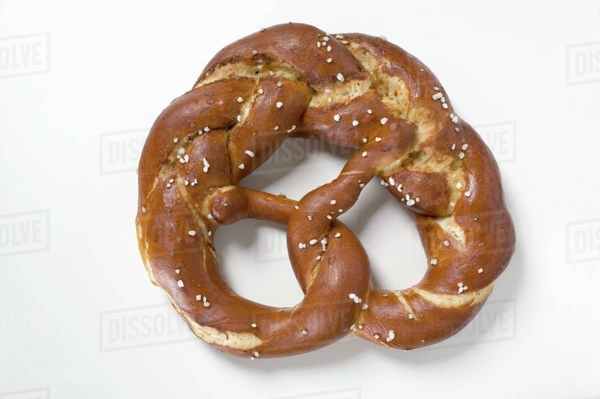 Plaited salted pretzel - Royalty-free Stock Photo | Dissolve