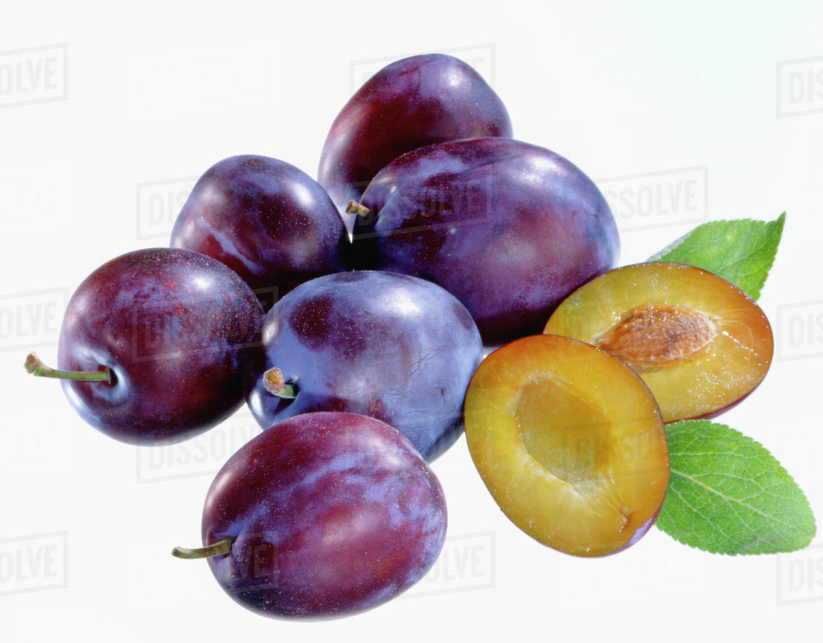 Several plums - Royalty-free Stock Photo | Dissolve