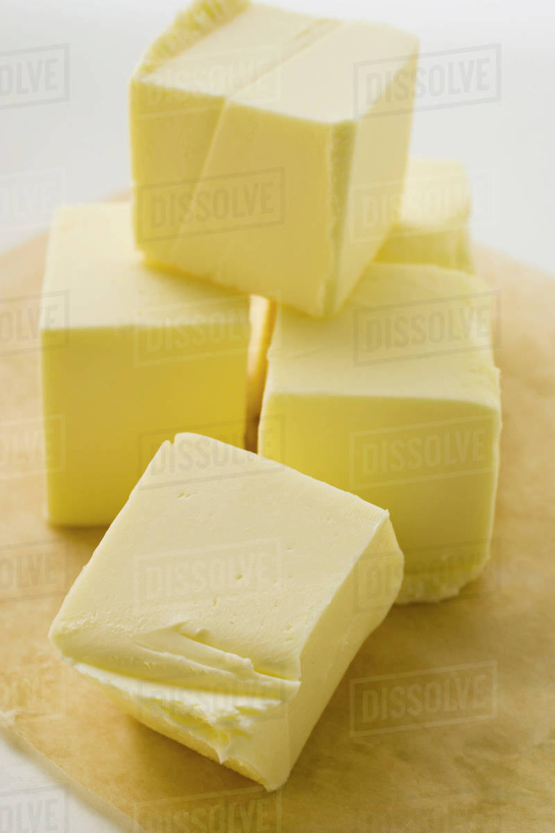Cubes of butter - Royalty-free Stock Photo | Dissolve