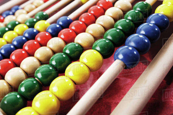 Abacus, close-up - Stock Photo - Dissolve
