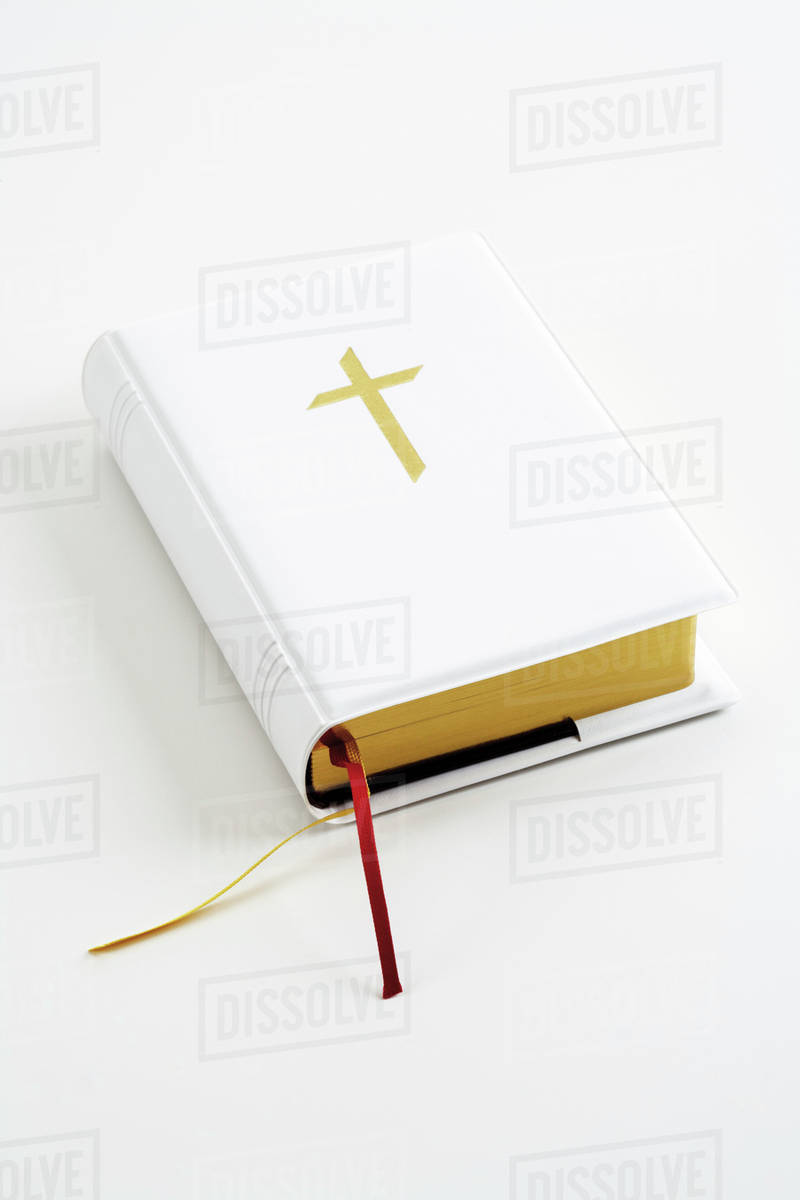 Closed Bible, close-up - Stock Photo - Dissolve