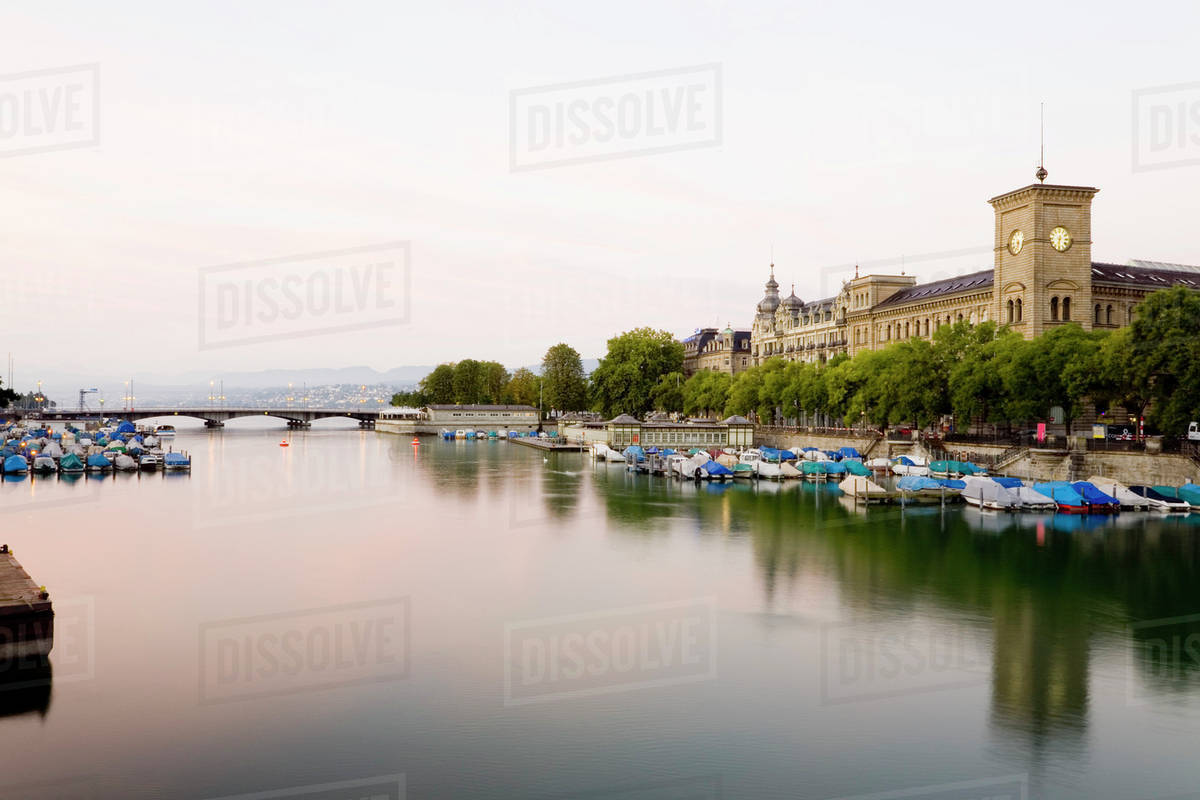 Switzerland, Zurich, city view - Stock Photo - Dissolve