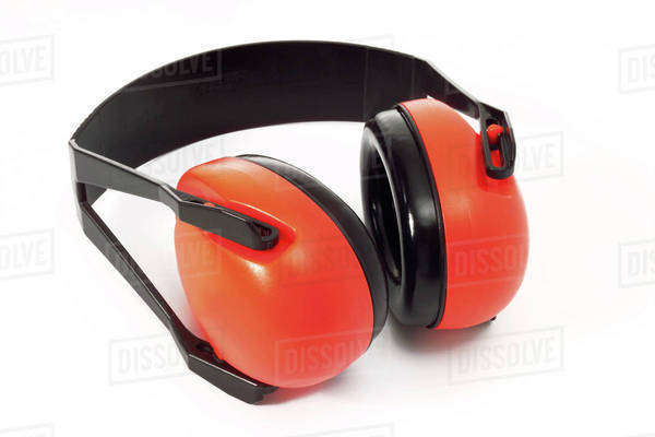 Ear protectors, close-up - Stock Photo - Dissolve