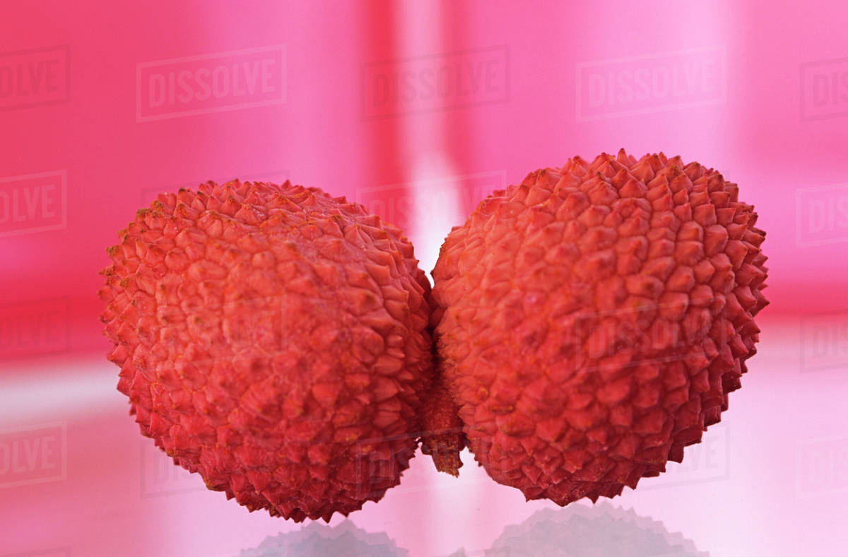 Lychee, close-up - Stock Photo - Dissolve