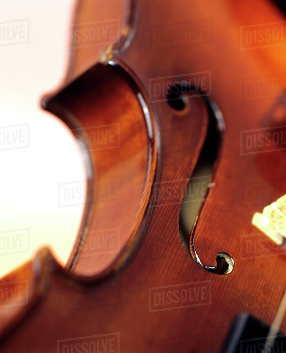 Violin, close-up - Stock Photo - Dissolve