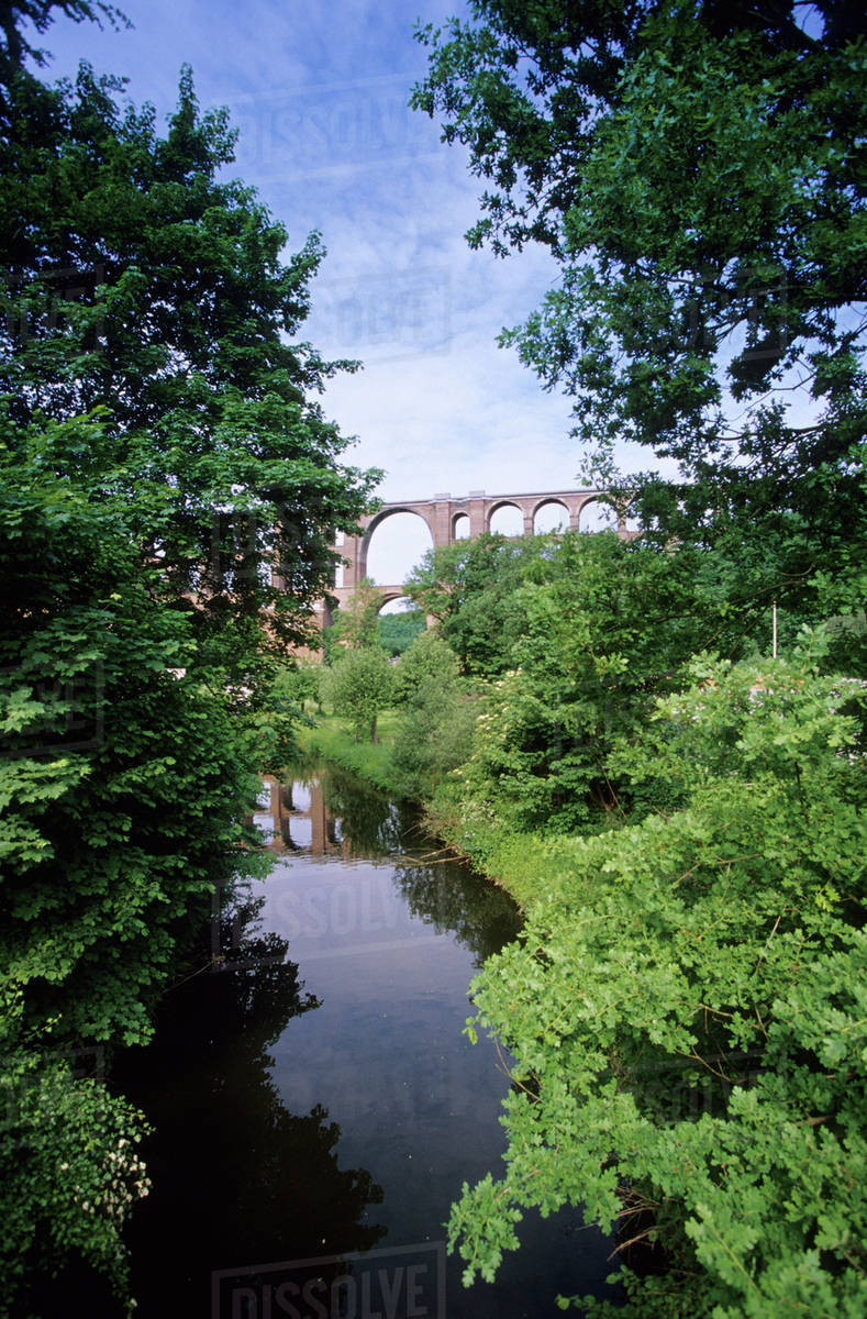 Goetzschtalbruecke, largest bridge made of bricks in the world, near ...