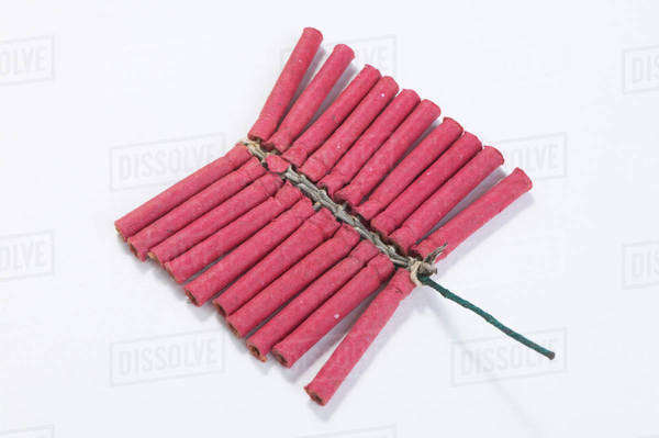 Firecracker, close-up - Stock Photo - Dissolve