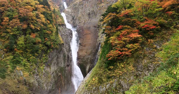 Shomyo Falls, Toyama Prefecture, Japan - 4K Royalty-free Stock Video ...