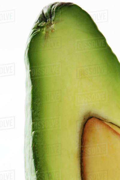Avocado cross section, close-up, cropped - Royalty-free Stock Photo ...