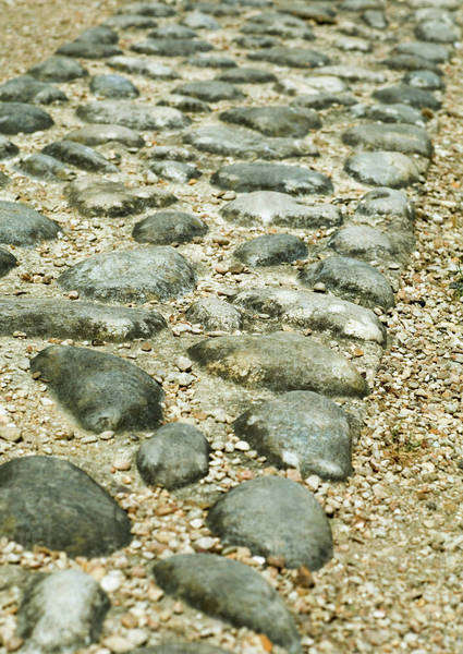 Stone footpath - Royalty-free Stock Photo | Dissolve
