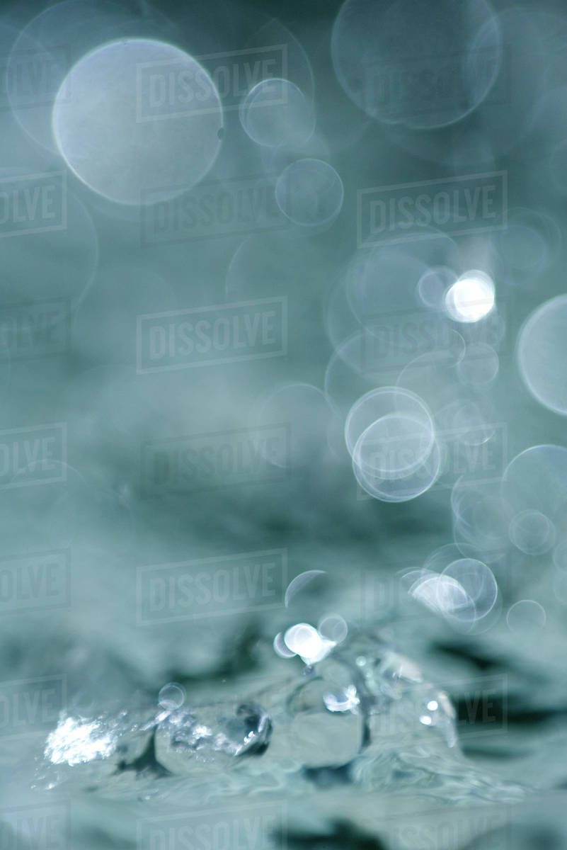 Water splashing, extreme close-up - Royalty-free Stock Photo | Dissolve