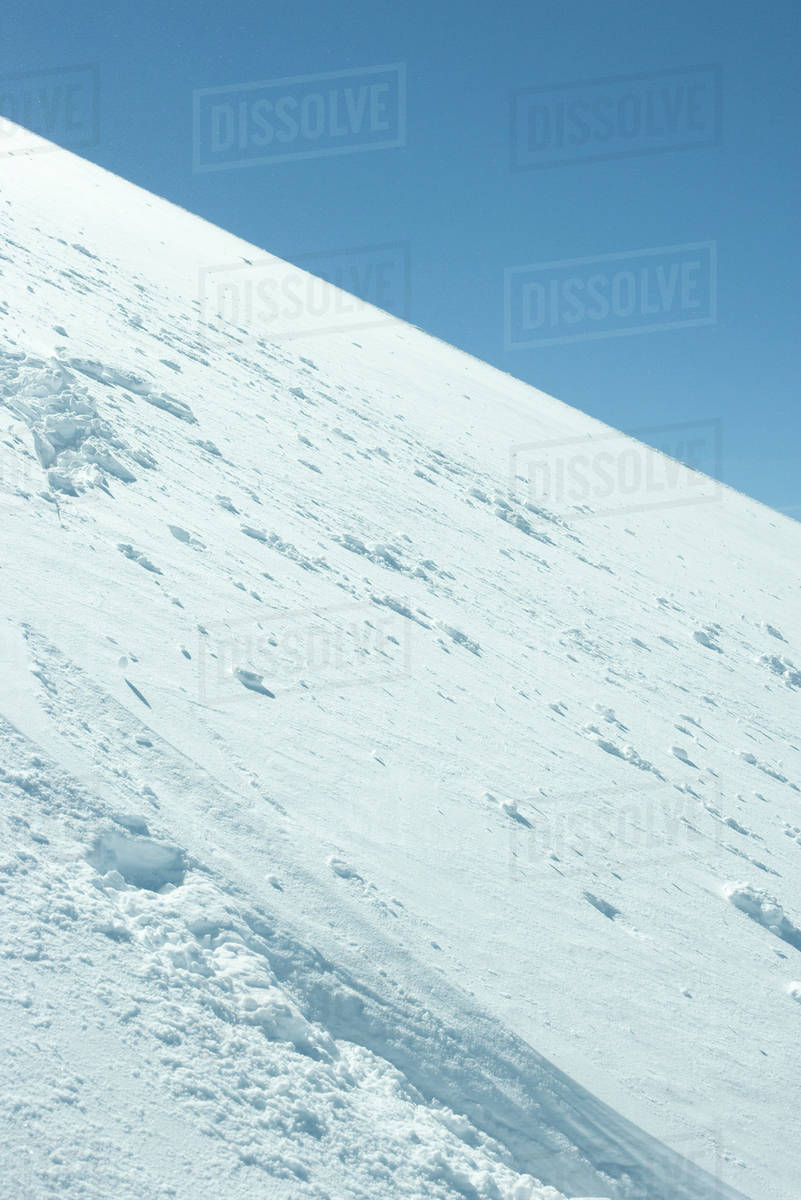 Snow-covered slope - Stock Photo - Dissolve