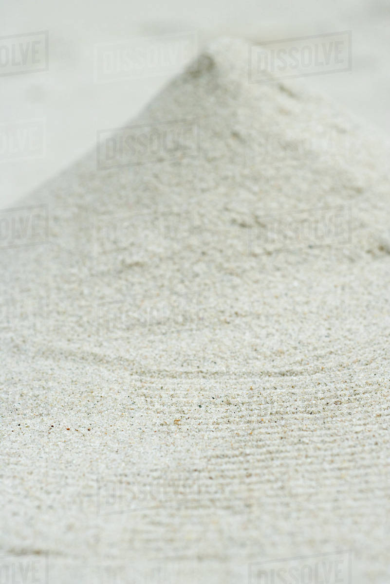 Mound of sand, extreme close-up - Royalty-free Stock Photo | Dissolve