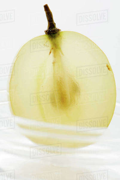 Green grape, cross section, close-up - Royalty-free Stock Photo | Dissolve