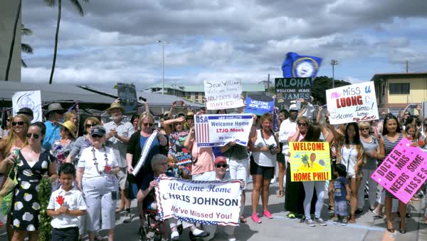 Tracking shot of a military submarine breaching surface - Stock Video ...