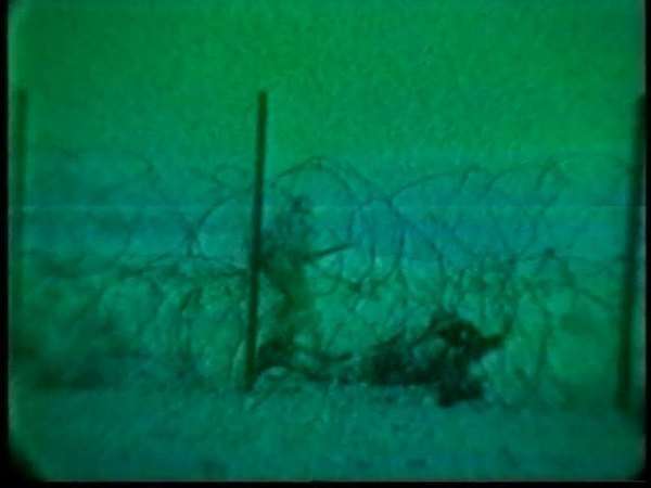 Montage of a Gulf War battle in night vision - Stock Video Footage ...