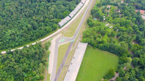 Monza, Italy. Autodromo Nazionale Monza is a race track near the city ...