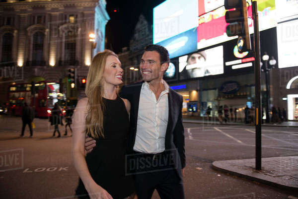 A smartly dressed couple out on the town in London - Royalty-free Stock ...