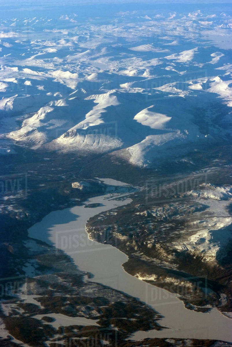 Aerial view of Swedish Lapland, Sweden. - Royalty-free Stock Photo ...