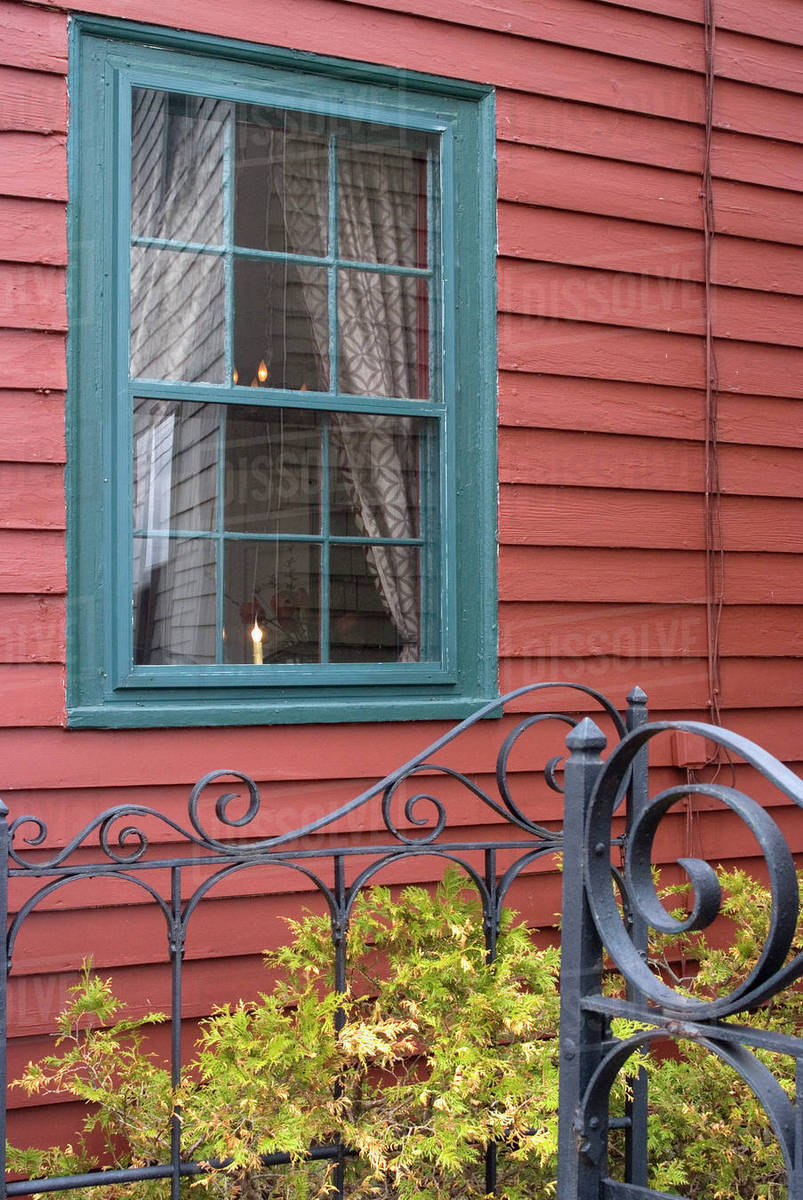 Window and gate detail - Royalty-free Stock Photo | Dissolve