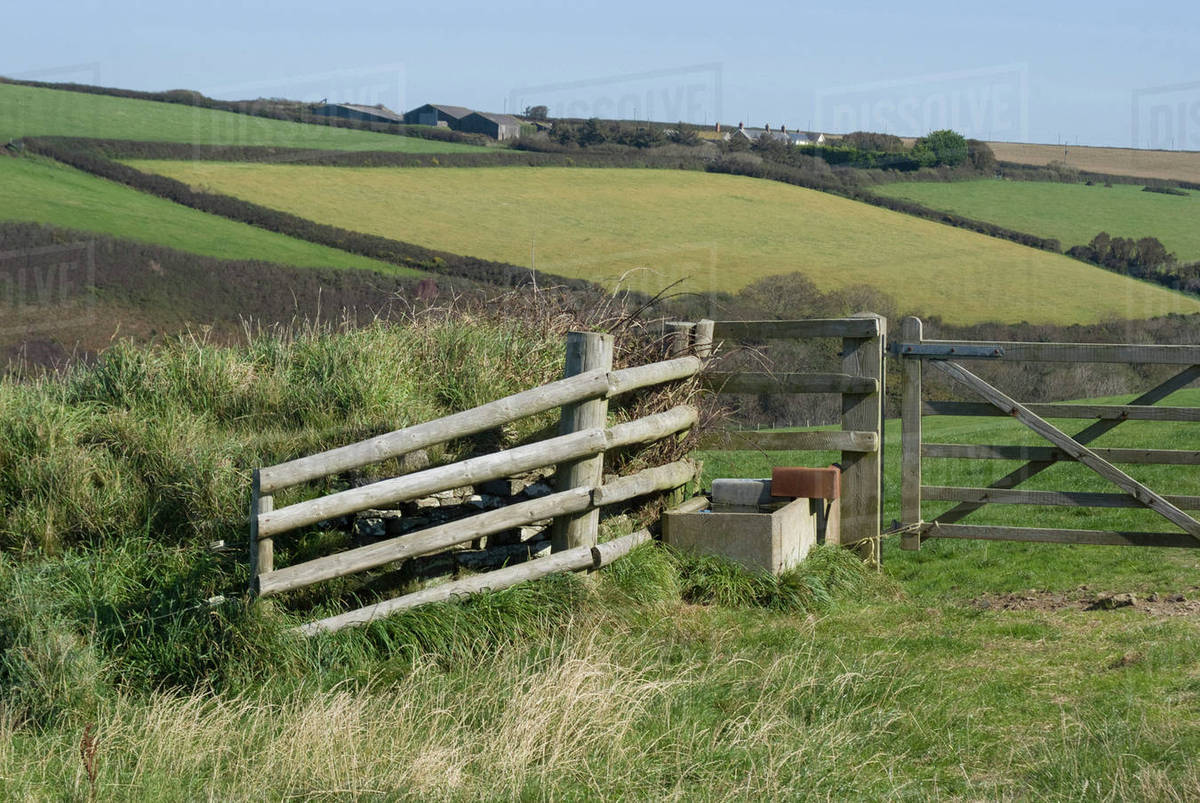 Farm gate - Royalty-free Stock Photo | Dissolve