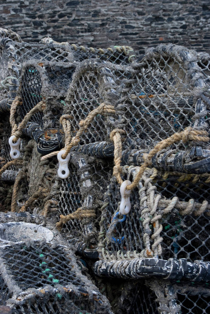 Detail of crab pots - Royalty-free Stock Photo | Dissolve