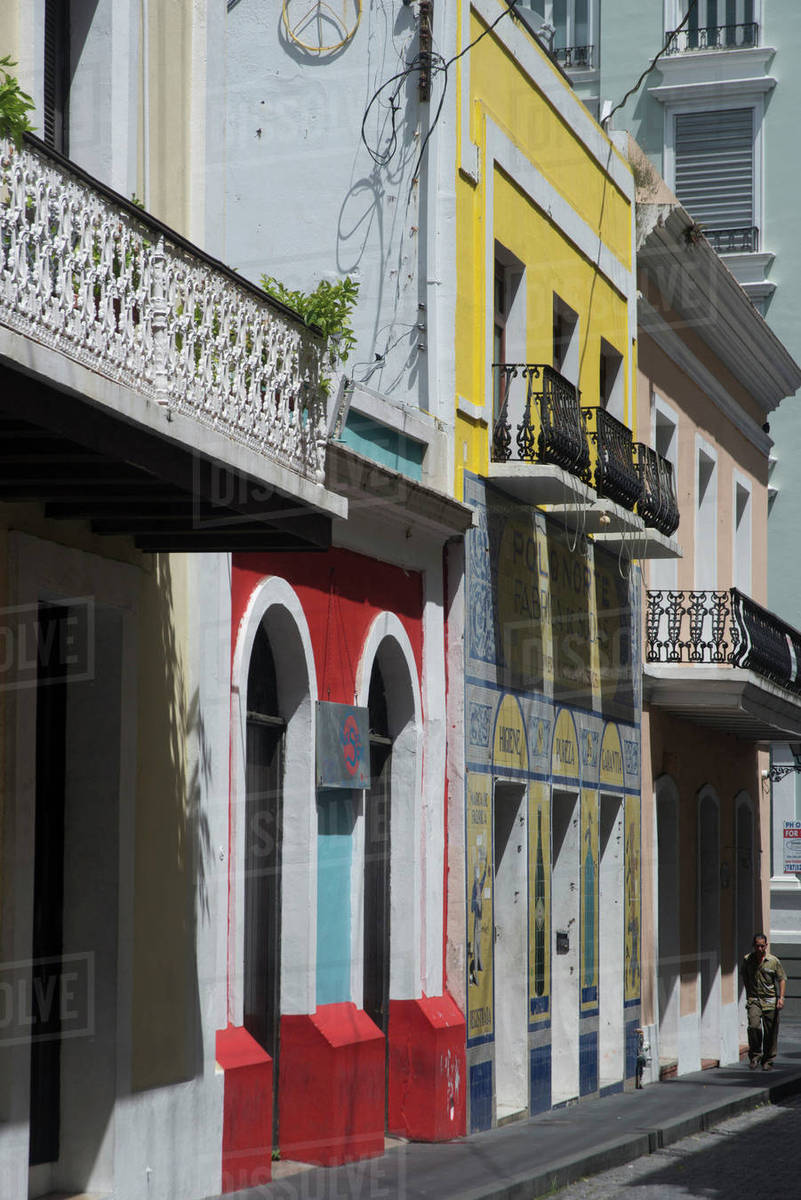 A street view in Puerto Rico - Royalty-free Stock Photo | Dissolve