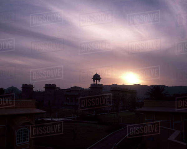 Jaipur, Rajasthan, India at sunset - Royalty-free Stock Photo | Dissolve