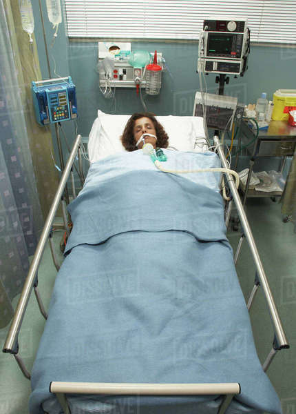 Hospital patient - Stock Photo - Dissolve