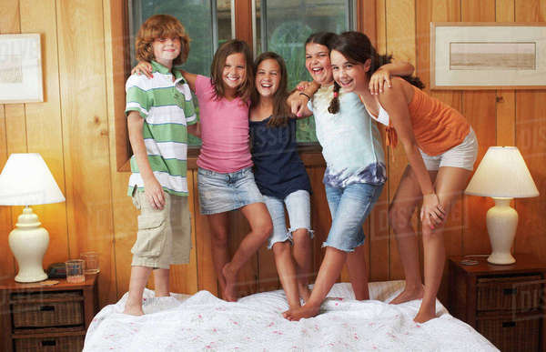 Kids hanging out - Stock Photo - Dissolve