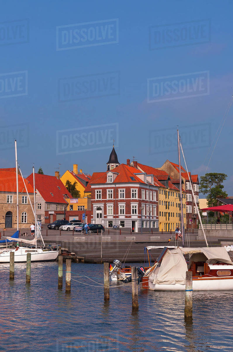 Boats in Marina, Faaborg, Fyn Island, Denmark - Royalty-free Stock ...