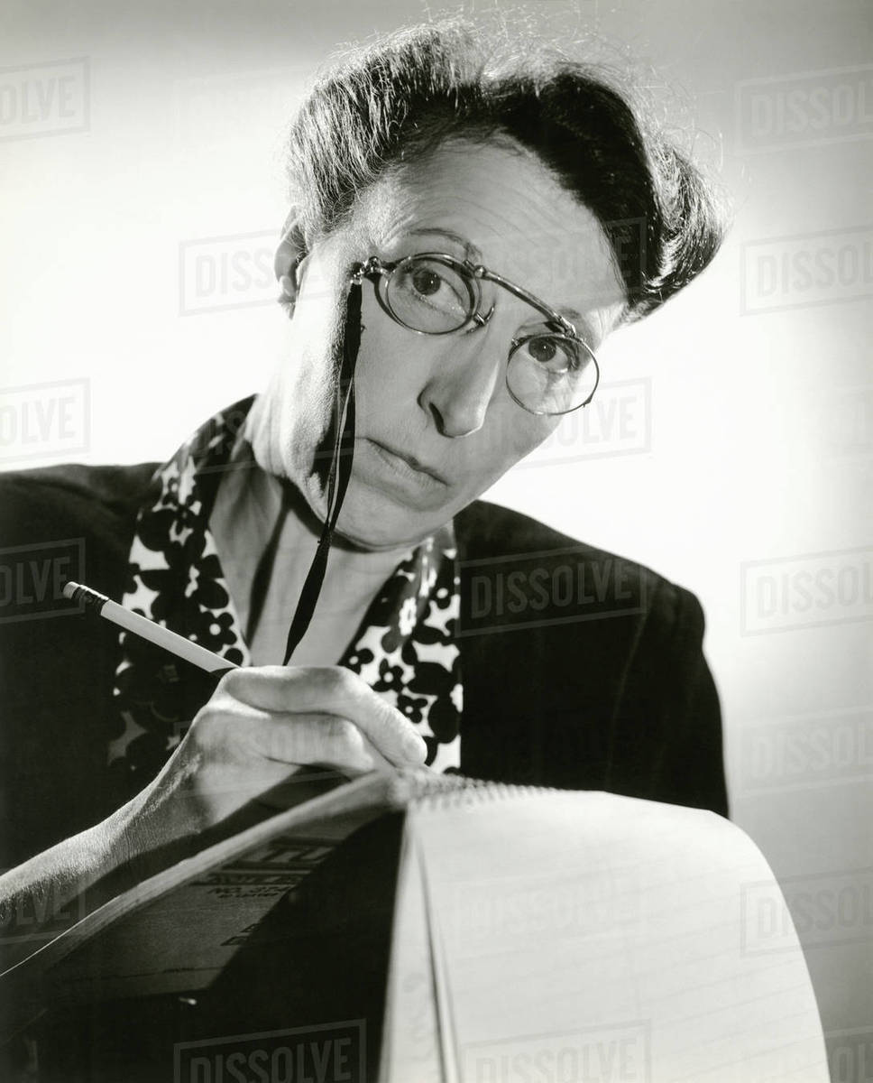 Taking dictation - (ov289) - Royalty-free Stock Photo | Dissolve