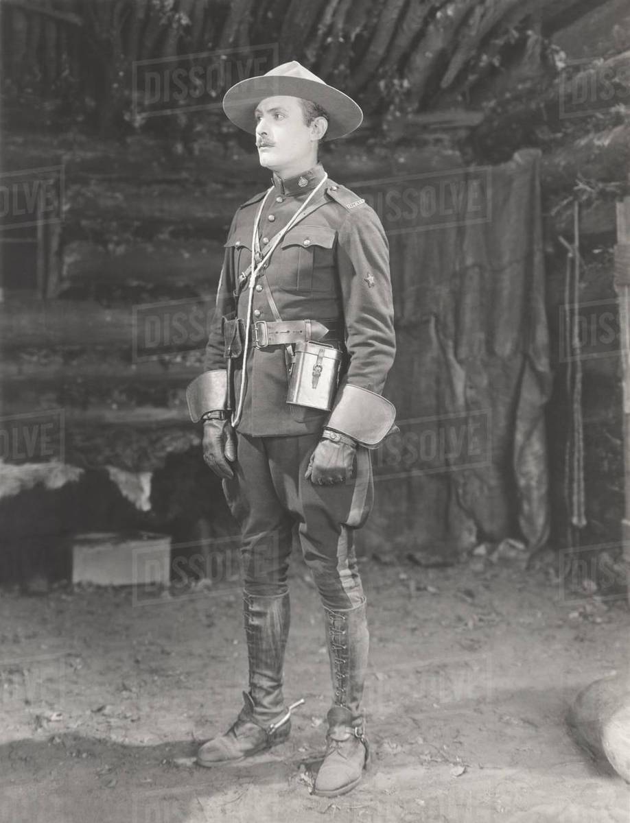 Portrait of a mountie - Stock Photo - Dissolve