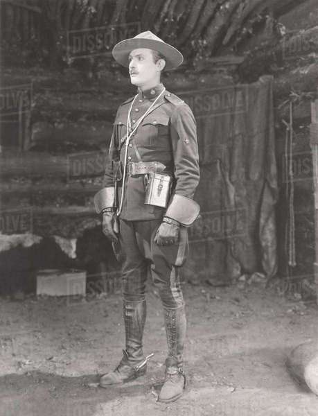 Portrait of a mountie - Stock Photo - Dissolve