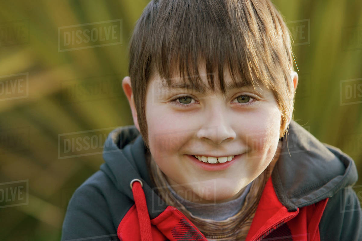 Smiling Chilean boy - Stock Photo - Dissolve