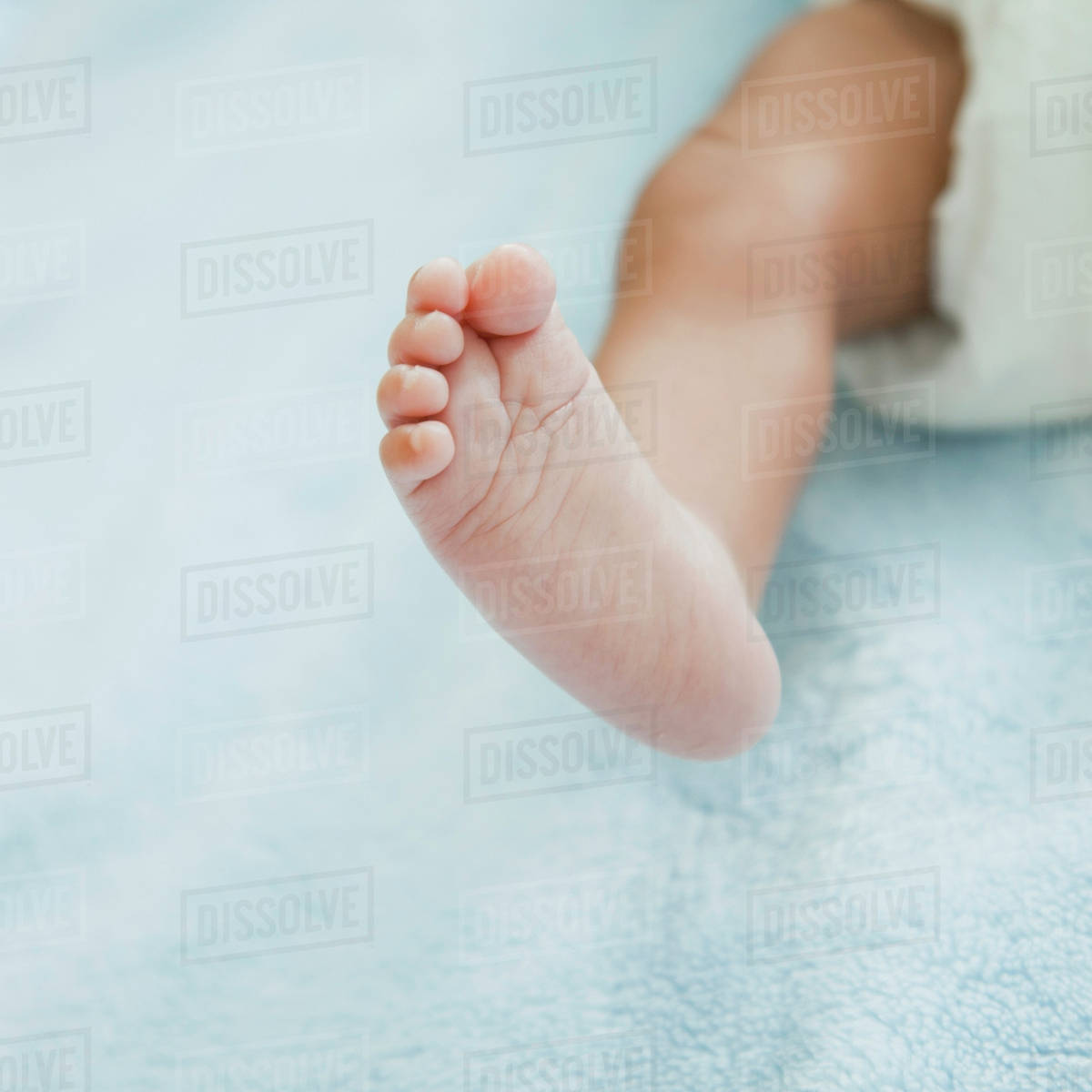 Newborn baby's small foot - Royalty-free Stock Photo | Dissolve