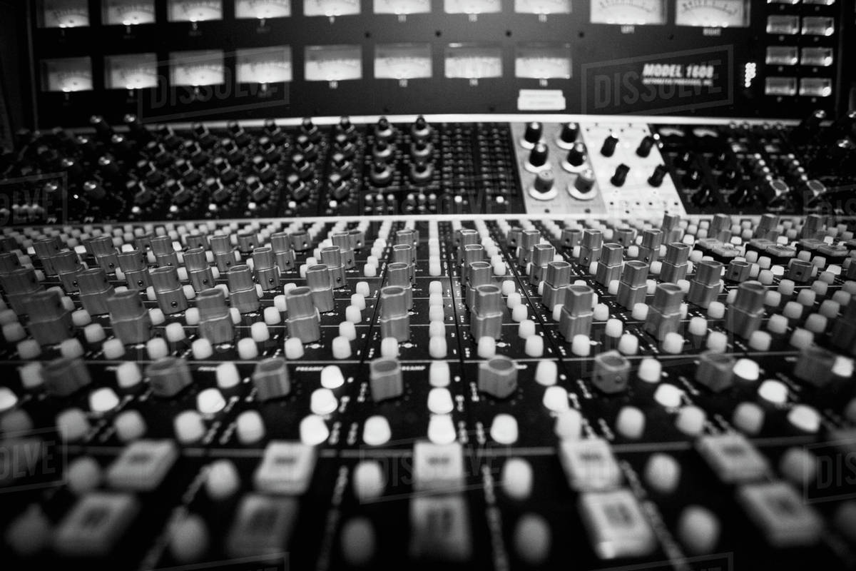 Close up of complex control panel - Stock Photo - Dissolve