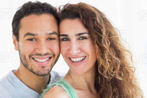 Close up of smiling couple - Royalty-free Stock Photo | Dissolve