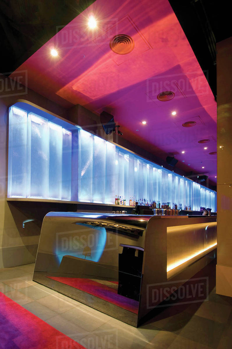 Bar inside nightclub - Stock Photo - Dissolve