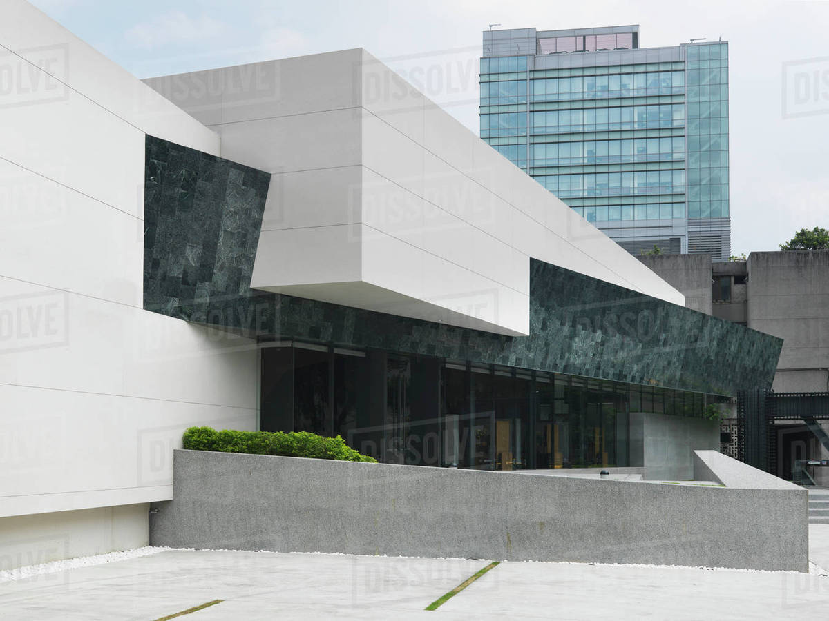 Front exterior modern building - Royalty-free Stock Photo | Dissolve